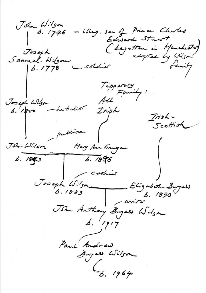 Family-Tree - The International Anthony Burgess Foundation