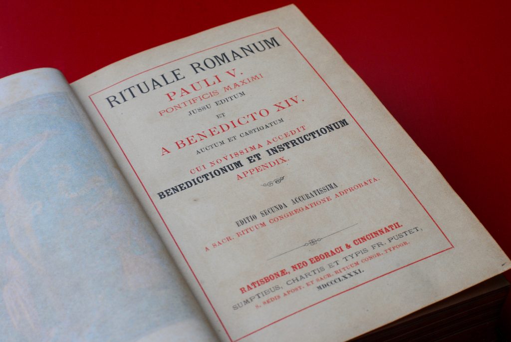 Object of the Week: Rituale Romanum - The International Anthony Burgess ...