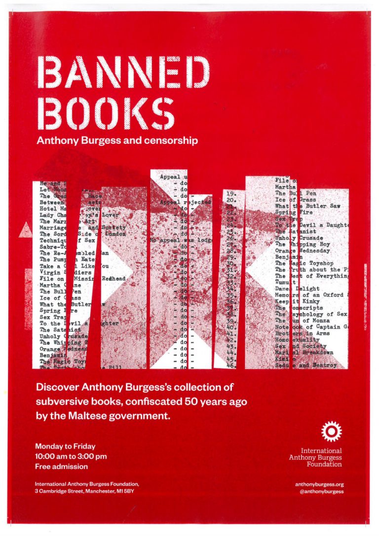 BANNED BOOKS: Anthony Burgess and Censorship - The International ...